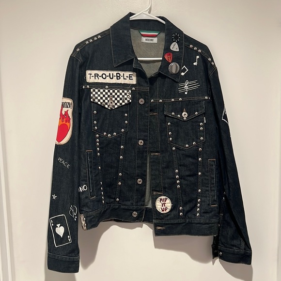 Moschino | Jackets & Coats | Moschino Denim Jacket | Poshmark